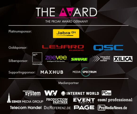 The AVard: Die Finalisten stehen fest | Professional System