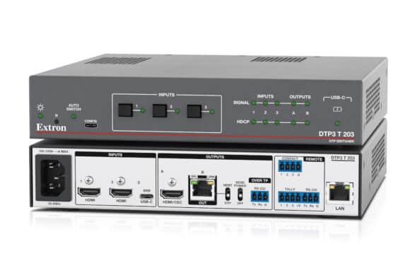 Extron DTP3-Sender mit USB-C-Ladefunktion jetzt verfügbar ...